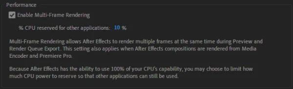 How to Speed up your Rendering in After Effects